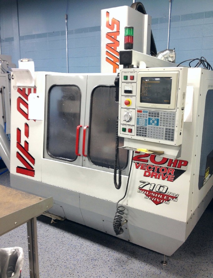 CNC VERTICAL MACHINING CENTERS: HAAS VF-0E CNC MILL, 30 x 16 x 20 ...